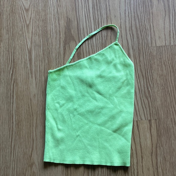 Zara | Tops | Zara Ribbed One Strap Tank Top | Poshmark